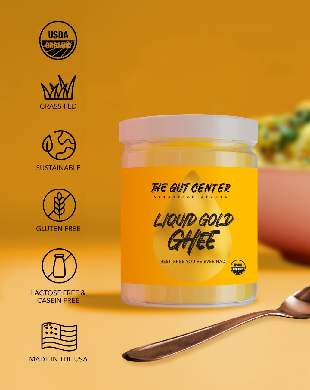 Liquid Gold Ghee – The Gut Center